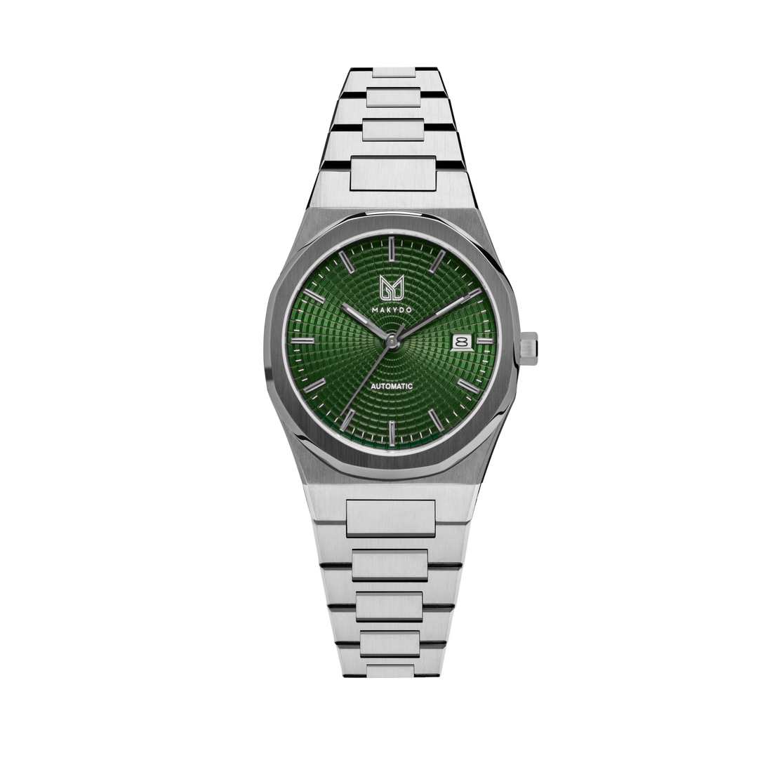 Emerald Green Faced Watch | Automatic Watch - Makydo